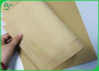 China Food Grade 60gsm 120gsm Unbleached brown Papel Kraft Roll For Paper Bolsas for sale