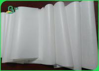China Food Grade 35 / 38gsm White Greaseproof Wapping Paper Printable Jumbo Roll for sale