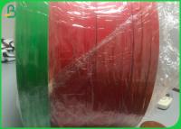 China Solid Green printed 60g Colour straw paper 15mm 120g white kraft paper roll for sale