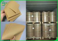 China 70gsm 120gsm  Soft Surface Brown Kraft Paper For Shopping Bags for sale