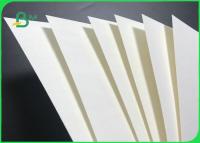 China 0.4mm - 1.6mm Thickness Absorbent White Coaster Board In Sheet for sale