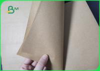 China Wood Pulp 40gsm Food Grade Brown Kraft Paper For Packaging Non - toxic for sale