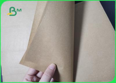 China Wood Pulp 40gsm Food Grade Brown Kraft Paper For Packaging Non - toxic for sale