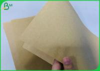 China 50gram To 120gram Uncaoted Brown Virgin Kraft Liner Paper Board FDA Approved for sale