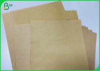 China 50gram To 120gram Uncaoted Brown Virgin Kraft Liner Paper Board FDA Approved for sale