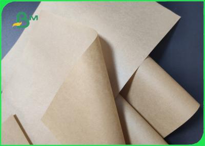 China 80gsm Food Grade Brown Kraft Paper Roll For Gift Boxes High Stiffness for sale