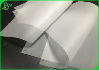 China Pure pulp CAD Drawing 73G 93G Rolls translucent white Tracing Paper 3 inch core for sale
