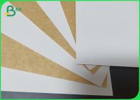 China Food Package Single Side White Coated Kraft Back Paper In Roll for sale