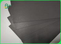China Eco - friendly 250gsm 300gsm Black Paper Roll For Label High Stiffness for sale