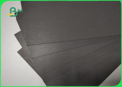 China Eco - friendly 250gsm 300gsm Black Paper Roll For Label High Stiffness for sale