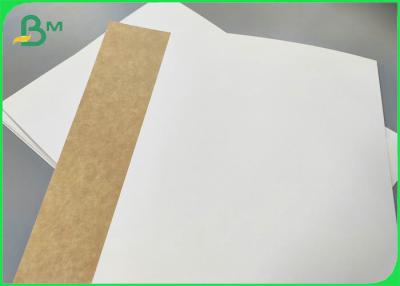 China Food Grade 250gsm 300gsm White Top Kraft Back Paper Printable Food Packaging for sale