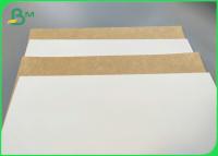 China Food Grade 250gsm 300gsm White Top Kraft Back Paper Printable Food Packaging for sale