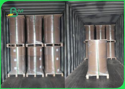 China 40gsm Brown Kraft Paper Roll For Food Packaging For Shopping Bag for sale