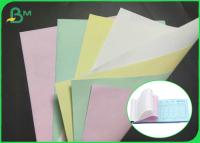 China Wood Pulp Color Stable Carbonless Copy Paper 48gsm 50gsm For Bill Printing for sale