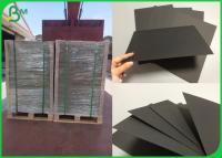 China 400gsm 500gsm Virgin Pulp Black Cardboard 31inch 43inch Width Roll for sale