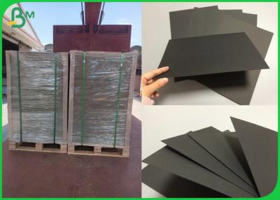 China 400gsm 500gsm Virgin Pulp Black Cardboard 31inch 43inch Width Roll for sale