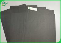 China 180gsm To 500gsm Recycled Pulp Uncoated stationery Solid Black Paperboard roll for sale