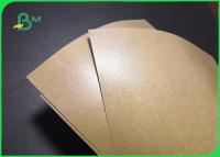 China Food Packing PE Coated Kraft Paper 135gsm to 350gsm  High Tear Resistance for sale
