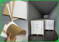 China 325gsm White Coated On Brown Kraft Cardboard Paper With Foodgrade for sale
