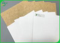 China High Toughness 250GSM 365GSM White Top Duplex Kraft Board Sheet For Food for sale