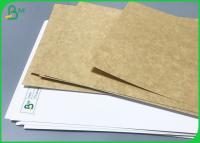 China High Toughness 250GSM 365GSM White Top Duplex Kraft Board Sheet For Food for sale