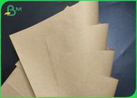 China 50gsm 70gsm Recyclable Unbleached Kraft Wrapping Paper Food Grade Bags Material for sale
