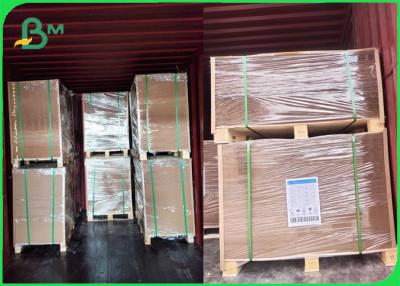 China Food Safe Brown Kraft Paper Waterproof Food Packing 70 - 150gsm for sale