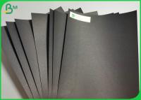 China Recyclable Coated 250gsm 500gsm Black Kraft Paper Roll for Wrapping box for sale