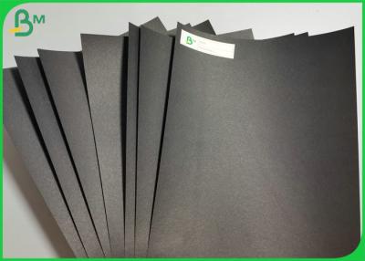 China Recyclable Coated 250gsm 500gsm Black Kraft Paper Roll for Wrapping box for sale