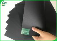 China Recyclable Coated 250gsm 500gsm Black Kraft Paper Roll for Wrapping box for sale