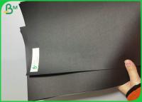 China Recyclable Coated 250gsm 500gsm Black Kraft Paper Roll for Wrapping box for sale