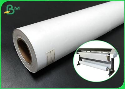 China 24inch 36inch CAD Inkjet Printing Paper 80gsm White Engineering Drawing Paper for sale