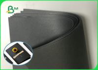 China Eco - friendly 300GSM 350GSM Black Paper Board For Wedding Invitation for sale