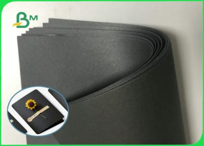 China Eco - friendly 300GSM 350GSM Black Paper Board For Wedding Invitation for sale