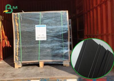 China Fold Resistance Black Cardboard Paper Sheets A4 Size With Jet Black for sale