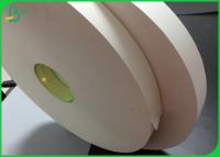 China 28gsm 38mm 44mm White Straw Wrapping Paper For Packaging Single Straw for sale