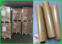 China 300g + 15g PE Greaseproof Kraft Liner Brown Color With 31inch 59inch  Wide for sale