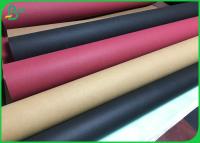 China Metallic Surface Glossy Colorful Washable Kraft Paper Roll 0.55mm thick for sale