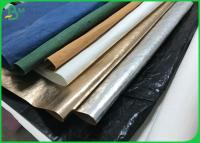 China Metallic Surface Glossy Colorful Washable Kraft Paper Roll 0.55mm thick for sale