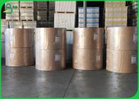 China Disposable Greaseproof PE Coated Kraft Paper Rolls For Food Takeway 250gsm 300gsm for sale