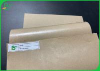 China Disposable Greaseproof PE Coated Kraft Paper Rolls For Food Takeway 250gsm 300gsm for sale