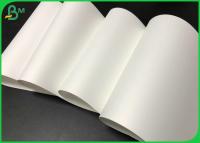 China Anti tear PET coated synthetic paper rolls for laser / inkjet printing for sale