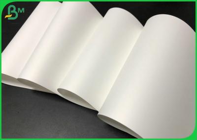 China Anti tear PET coated synthetic paper rolls for laser / inkjet printing for sale