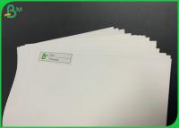 China Anti tear PET coated synthetic paper rolls for laser / inkjet printing for sale