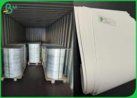 China Anti tear PET coated synthetic paper rolls for laser / inkjet printing for sale
