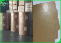 China Oilproof 250g + 10g PE Coated Food Grade Brown Kraft Paper In Roll for sale