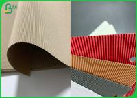 China 2ly E Flute 120g Kraft Corrugated Paper For Gift Box Eco - friendly for sale