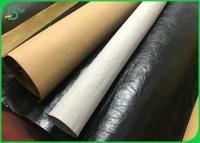 China 0.3mm 0.55mm Thick Recycleable Washable Kraft Paper Roll For Plant Pot for sale