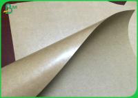 China Food Grade Waterproof Jumbo PE Coated Kraft Paper 160g 7'' Width for sale