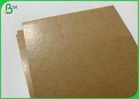 China 15g Food Grade PE 300g Brown Kraft Paper For Burger Box Matt Waterproof for sale
